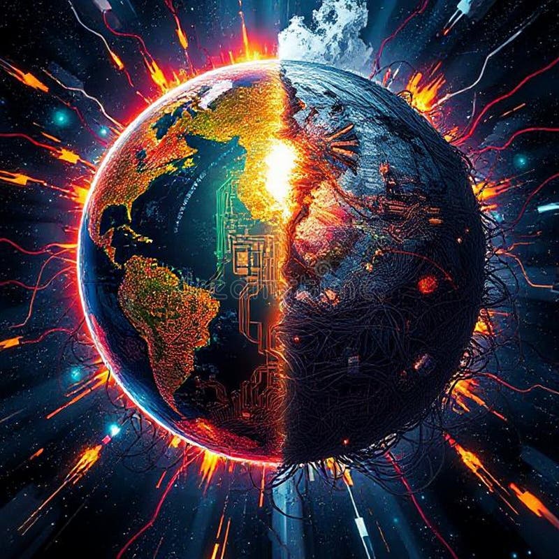 The Divided Sphere: a Tale of Digital Contrasts - Original AI ...