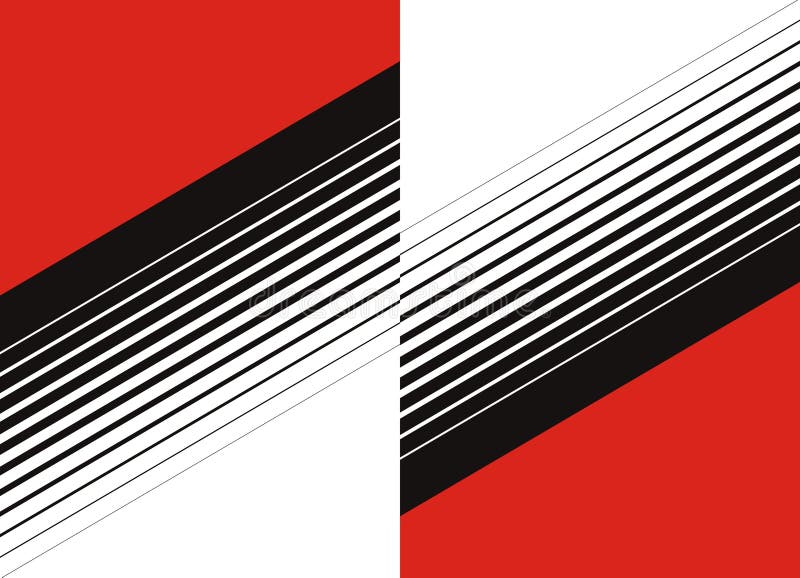 Vector Striped Background with Transition. Split Background Stock ...