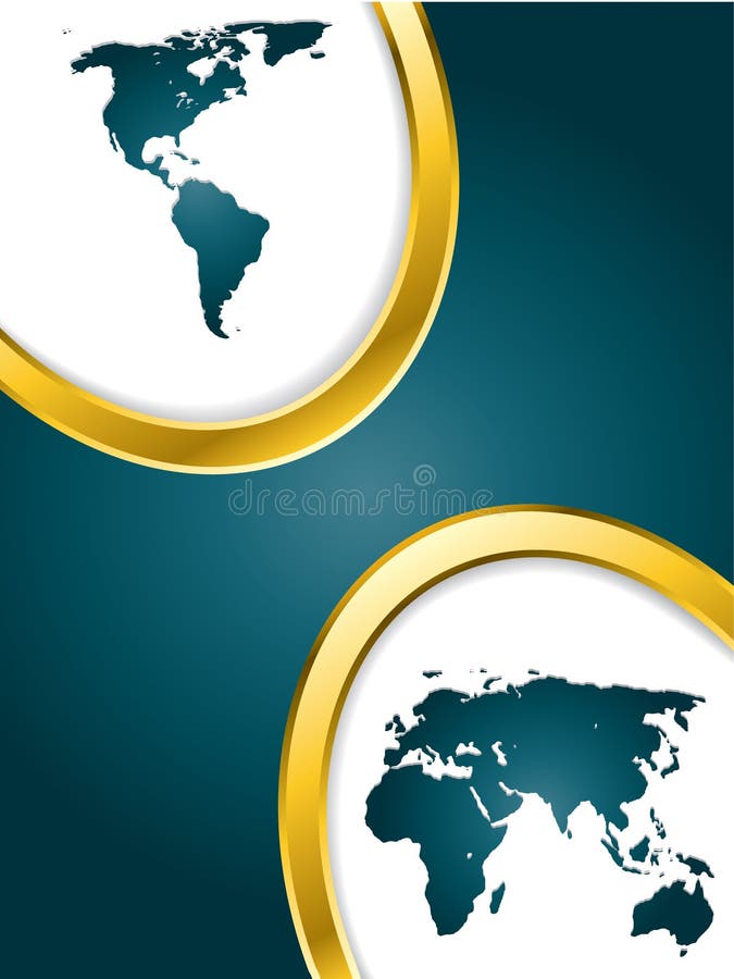 Divided World Concept stock illustration. Illustration of background ...
