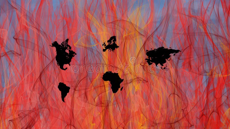 Divided World Concept stock illustration. Illustration of background ...