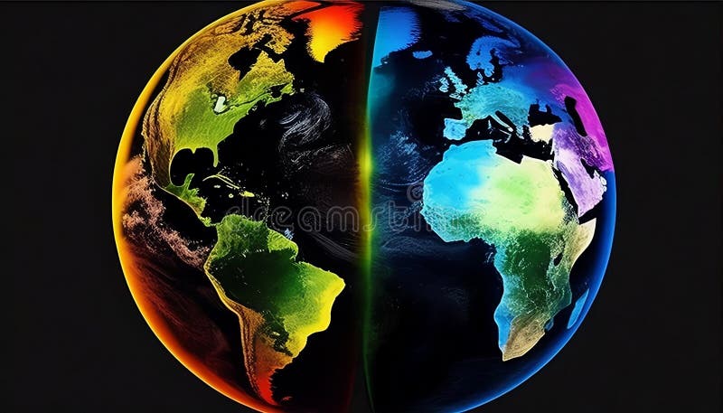 "Divided World: a Stark Contrast between Two Realities on Planet Earth ...