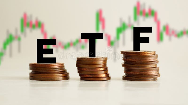 Dividend ETF Exchange Traded Fund is Shown Using the Text Stock Photo ...