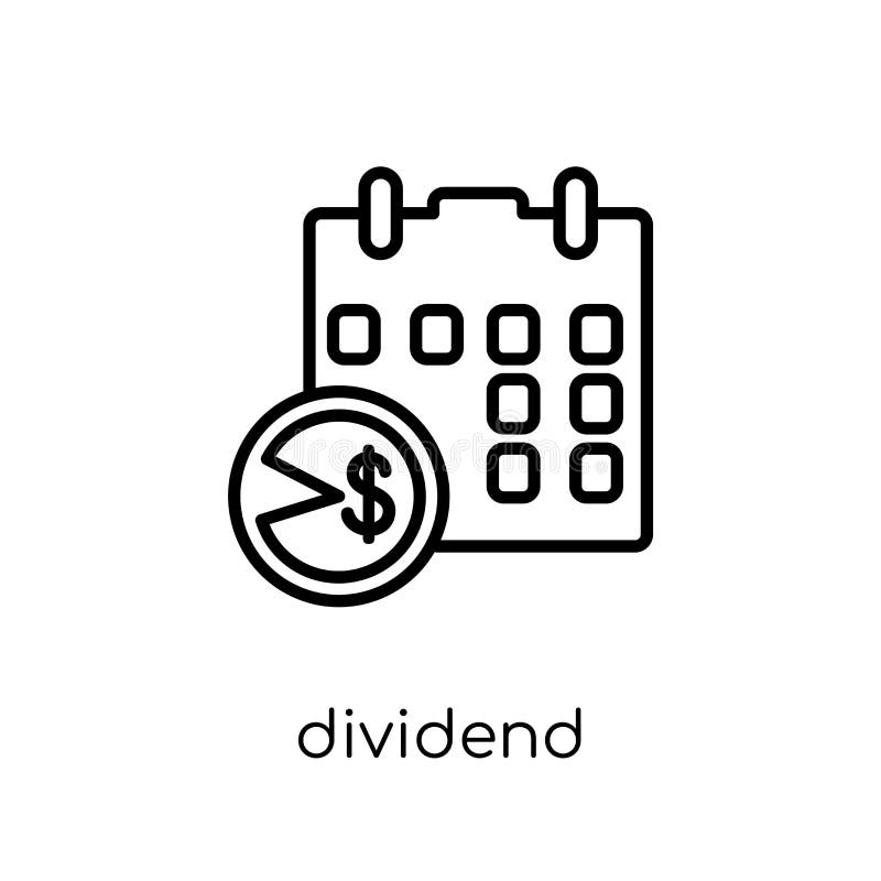 Dividend Icon from Dividend Collection. Stock Vector - Illustration of ...