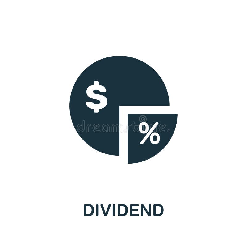 Dividend Icon from Dividend Collection. Stock Vector - Illustration of ...