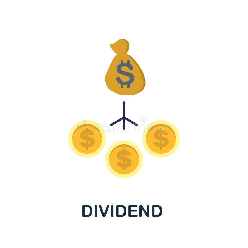 Dividend Icon. Trendy Dividend Logo Concept on White Background Stock ...