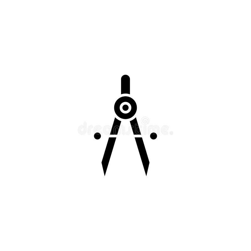 Divider Black Icon Concept. Divider Flat Vector Symbol, Sign ...