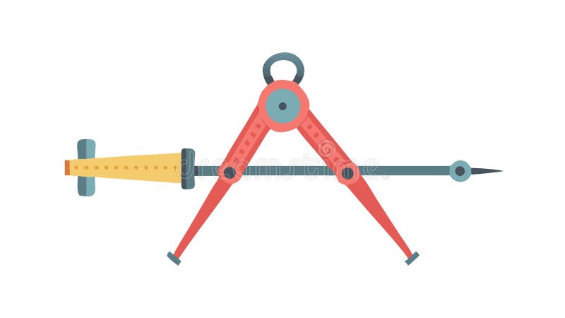 Divider Compass Geometry Measurement, Vector Design Generative AI Stock ...