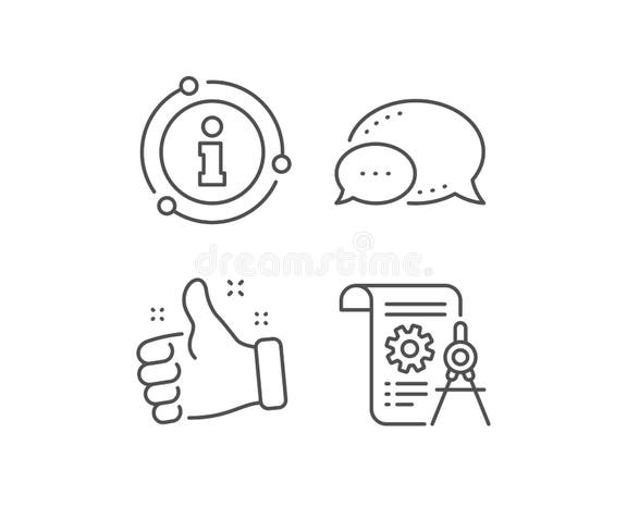 Divider Document Line Icon. Engineering Cogwheel Tool Sign. Vector ...