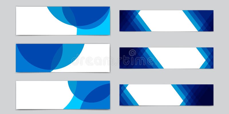 Divider Header for App, Banners or Posters. Set of Template Dividers ...