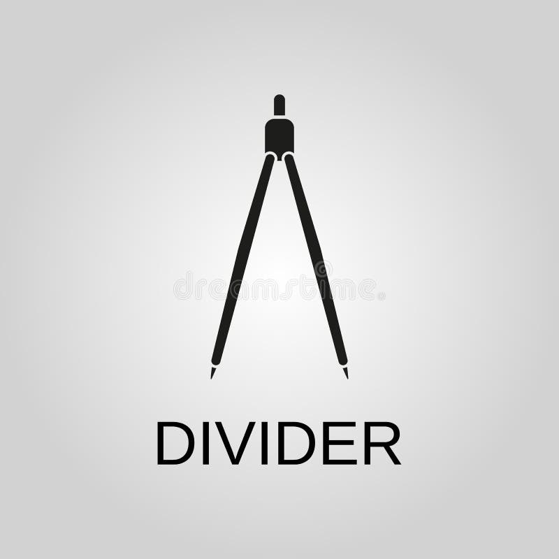 Divider Icon. Divider Symbol. Flat Design. Stock - Vector Illustration ...