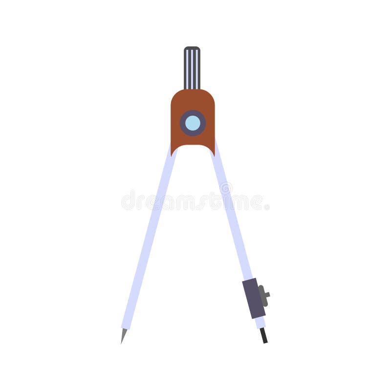 Divider single flat icon stock vector. Illustration of instrument ...