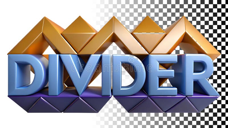 Divider Text, Section Separator, Graphic Element, Typography Design Png ...