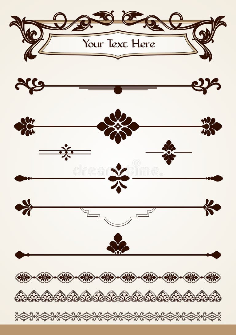 Chapter Dividers Stock Illustrations – 129 Chapter Dividers Stock ...