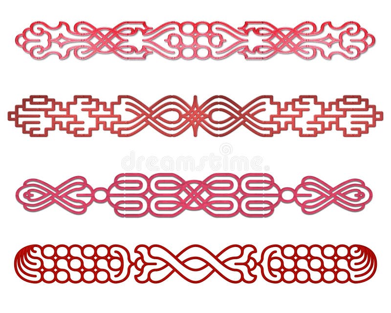 Dividers red stock illustration. Illustration of craft - 5373551