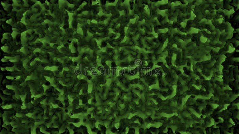 Dividing Green Bacteria Under Microscope. Design. Microorganisms ...