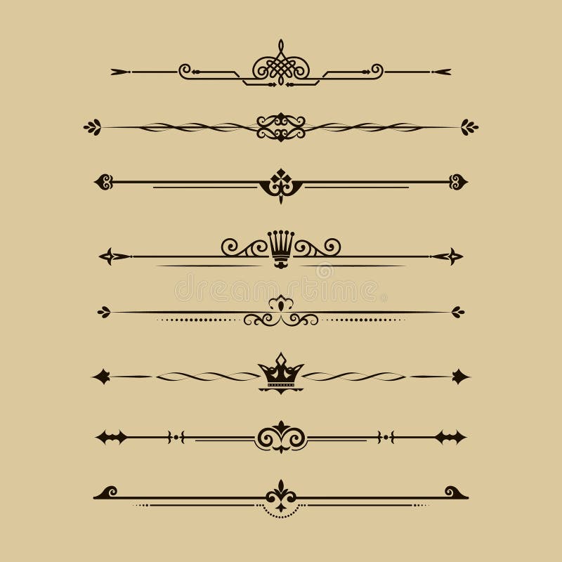 Dividing lines set stock vector. Illustration of hipster - 98284927