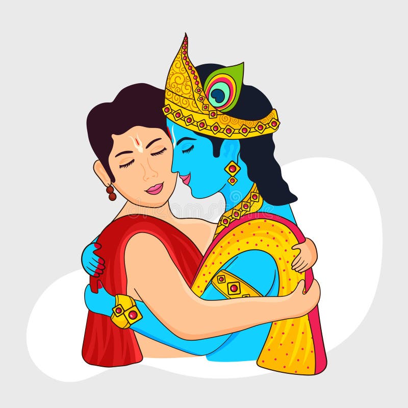Divine Embrace : Krishna and Sudama in a Tender Moment. Krishna ...