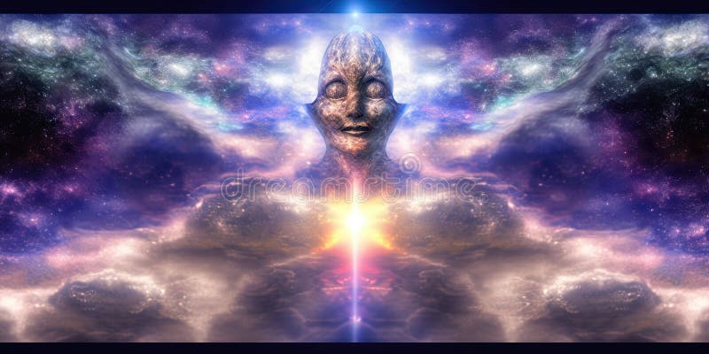 Divine Entity Created with Galaxy Heaven Architecture Heaven Stock ...