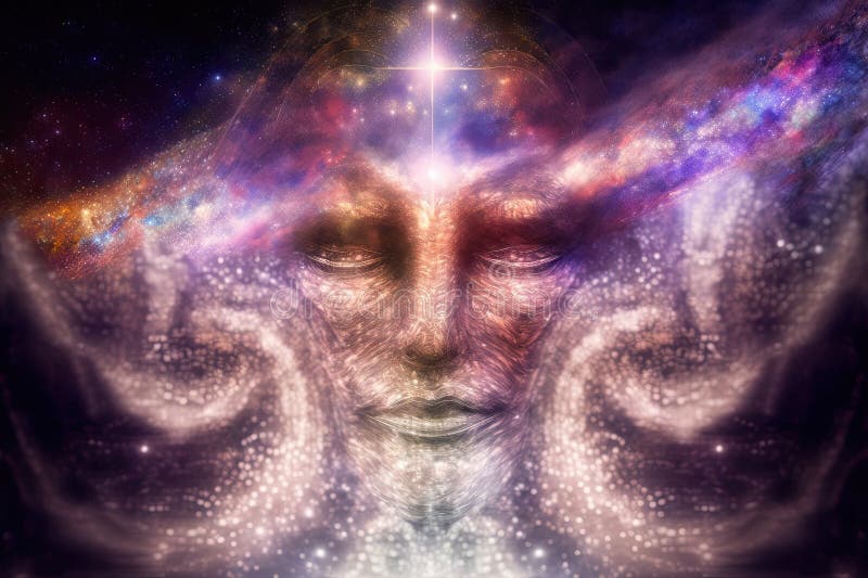Divine Entity Created with Galaxy Heaven Architecture Heaven Stock ...