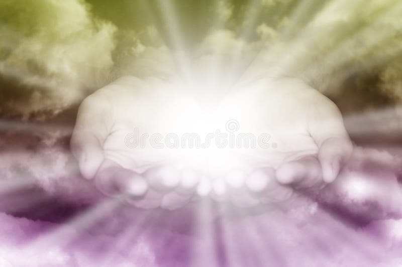 Divine hands stock photo. Image of hands, adventure, scenery - 44172572