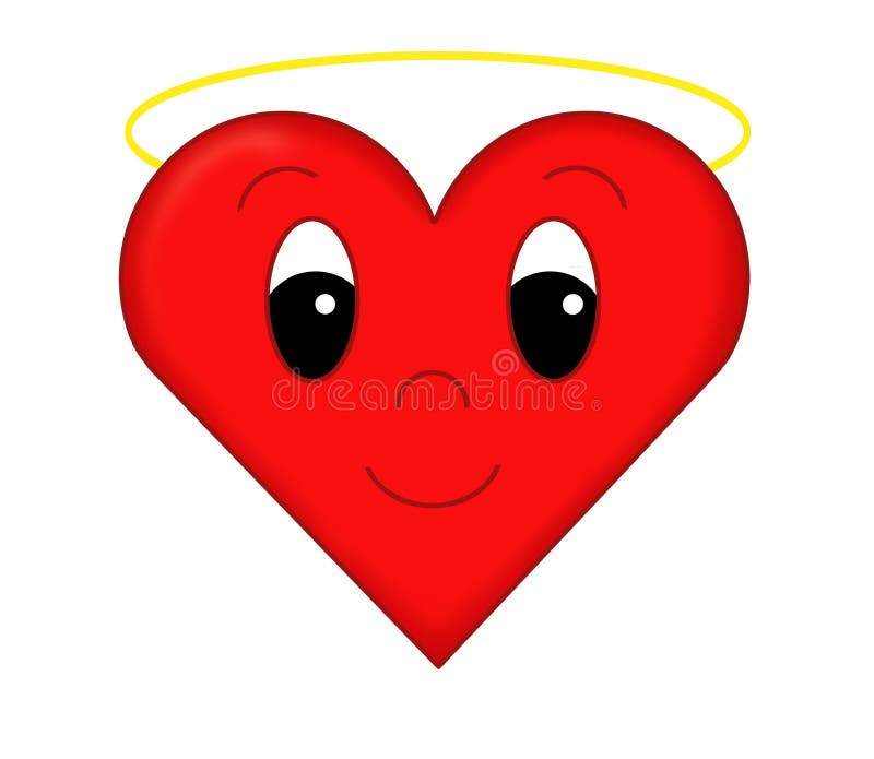Divine heart stock illustration. Illustration of enamored - 10229539
