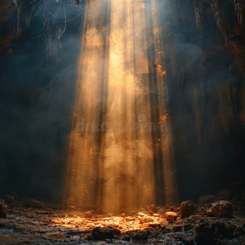 Divine Illumination: the Symbolism of Light in Stock Image - Image of ...