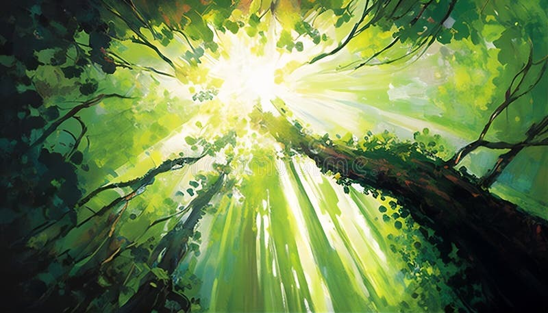 "Divine Light Illuminating the Third Day of Earth S Creation" Made with ...