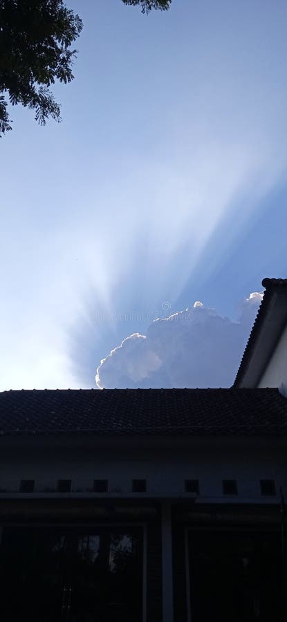 Divine Light Past the Clouds Stock Photo - Image of shot, divine: 265838828