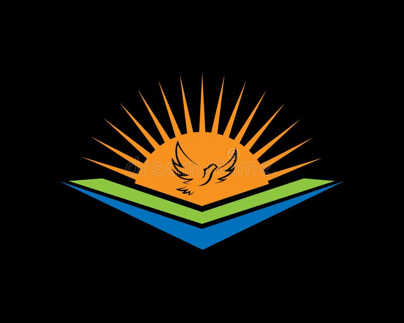 Divine Power Logo Design Template. Stock Vector - Illustration of label ...