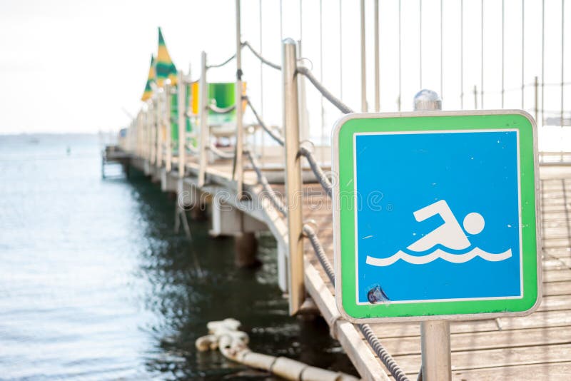 Diving Allowed Sign Pier Stock Photos - Free & Royalty-Free Stock ...