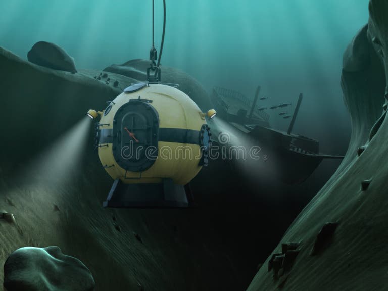 Diving Bell Stock Illustrations – 547 Diving Bell Stock Illustrations ...