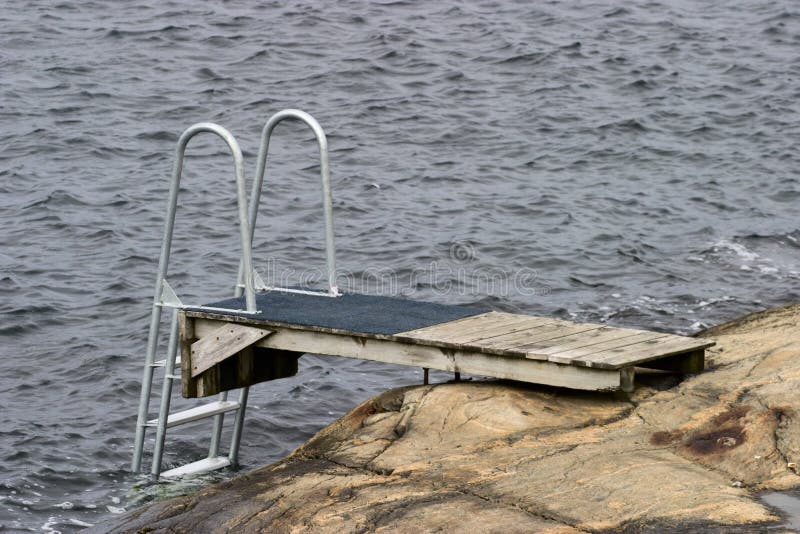 Diving Board stock image. Image of waves, water, diving - 20576451
