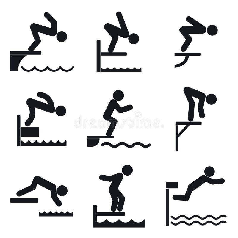 Springboard Diving Stock Illustrations – 713 Springboard Diving Stock ...