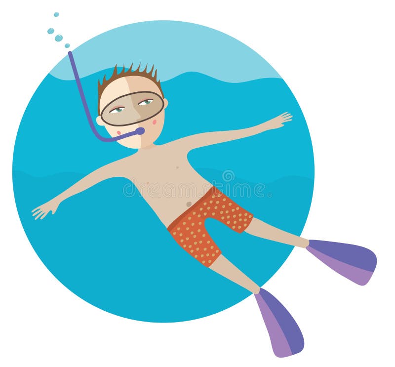 The diving boy stock vector. Illustration of swimming - 19851836