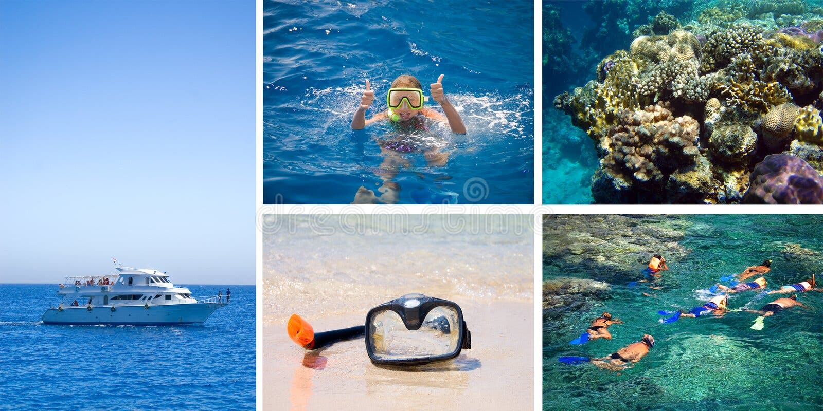 Resort collage stock photo. Image of equipment, diver - 9817566