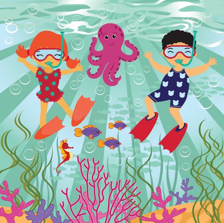 Diving Vacations Stock Illustrations – 3,428 Diving Vacations Stock ...