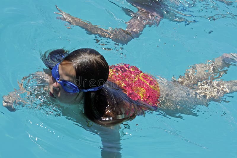 Diving girl stock photo. Image of healthy, funny, happy - 5751470