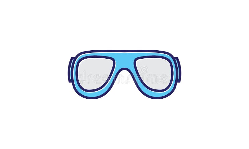 Diving Goggles Blue Logo Symbol Vector Icon Graphic Design Illustration ...