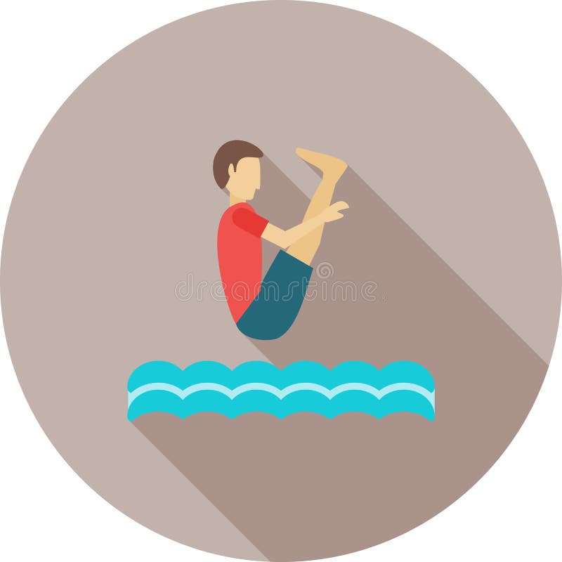 Diving II stock vector. Illustration of young, people - 91638531