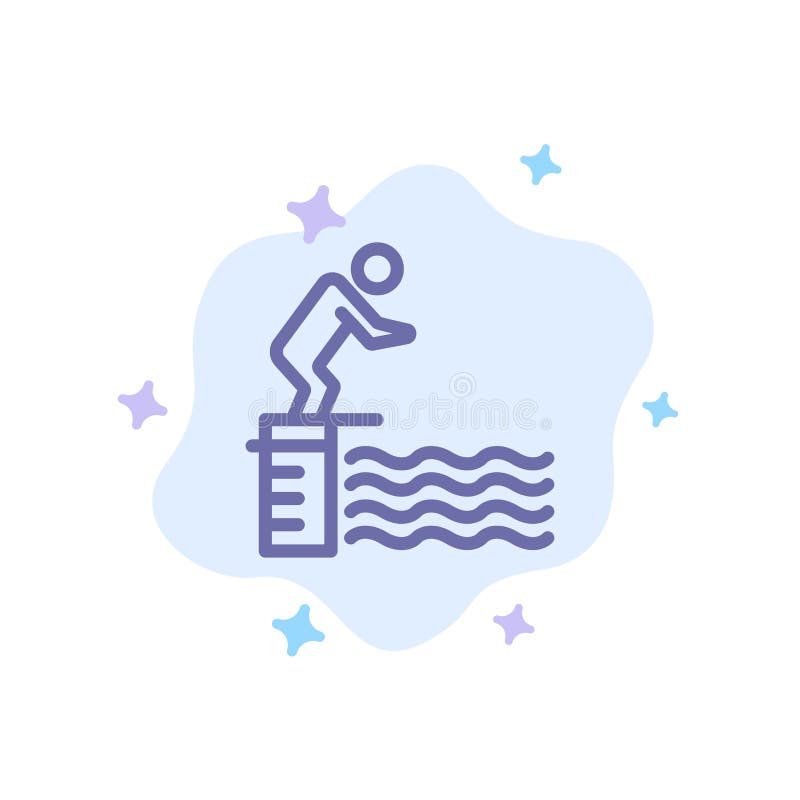 Diving Platform Swimming Pool Stock Illustrations – 207 Diving Platform ...