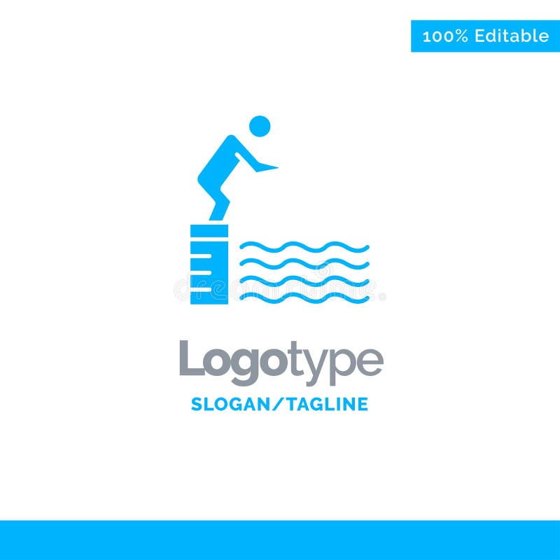 Diving Platform Swimming Pool Stock Illustrations – 207 Diving Platform ...