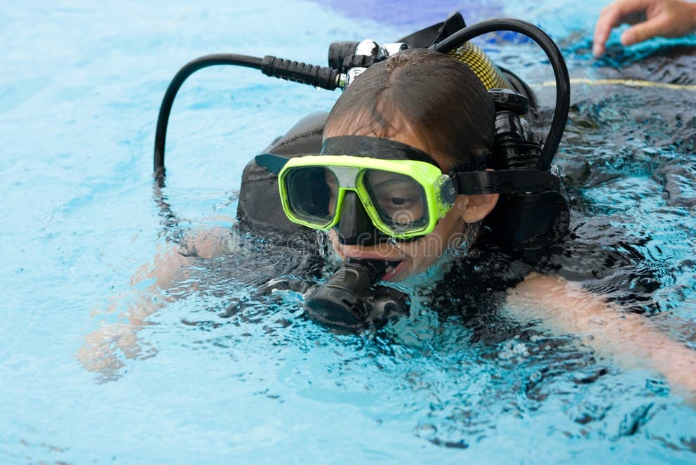 Diving lesson stock photo. Image of underwater, swimming - 7006018