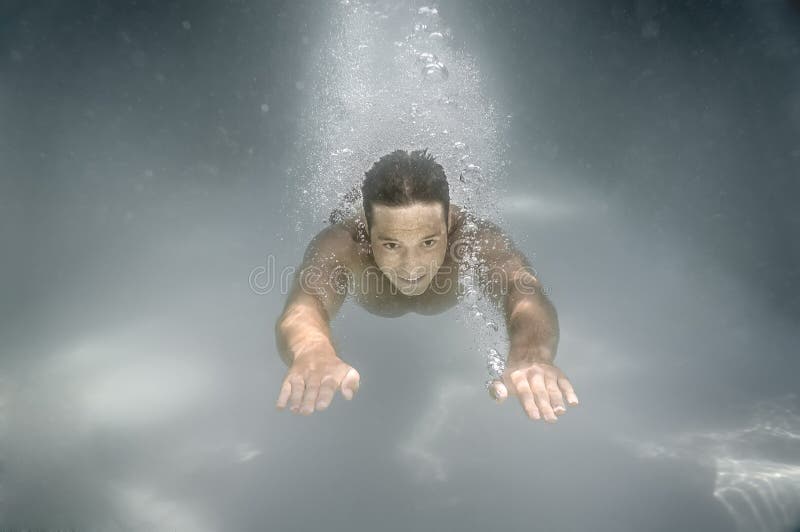 Diving man stock image. Image of athlete, body, adult - 33473595