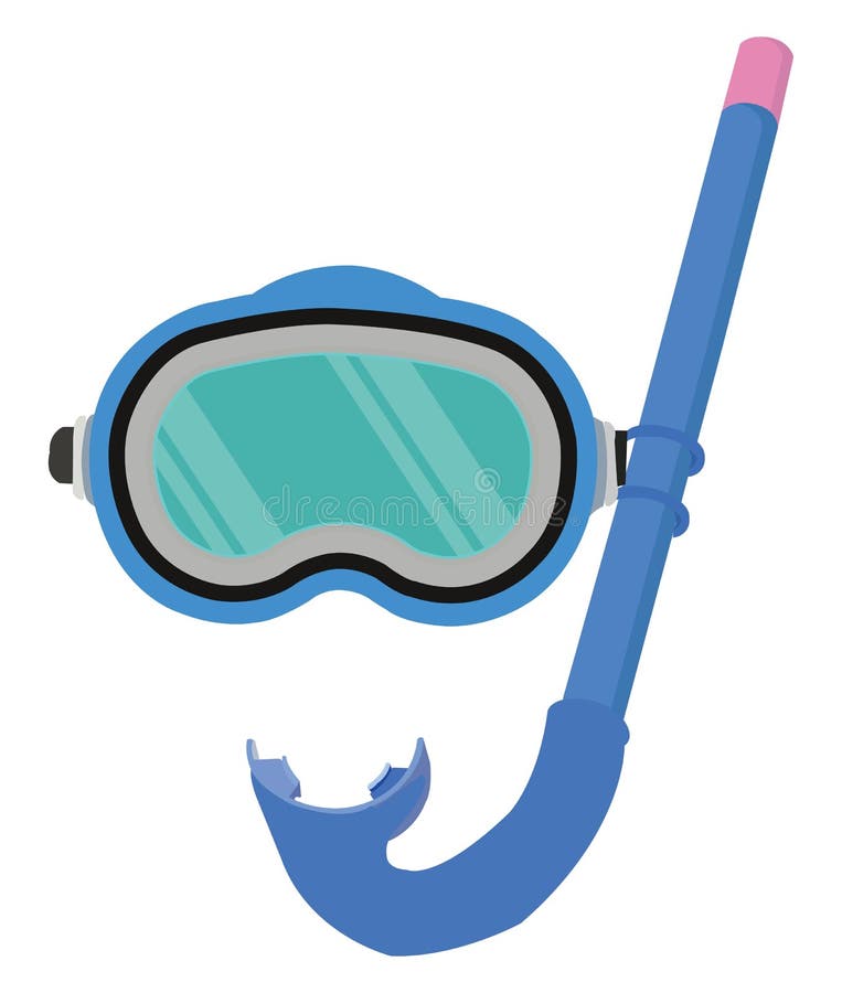 Diving mask, icon stock vector. Illustration of design - 261384646