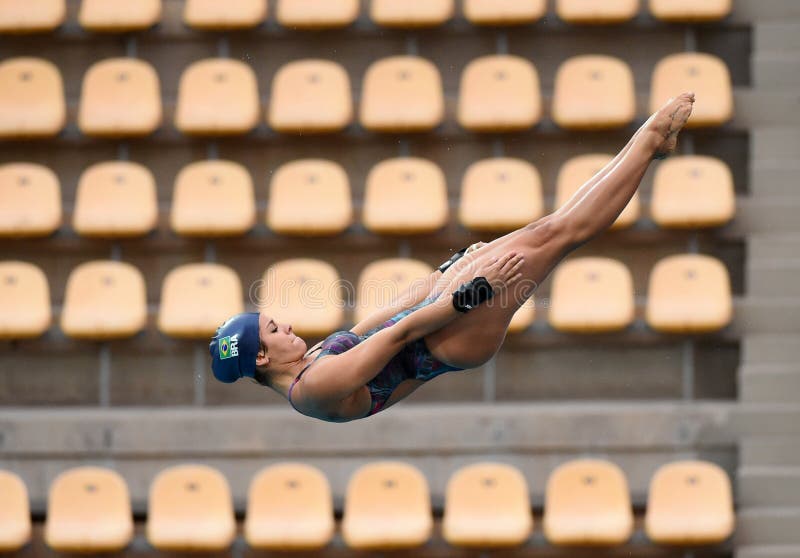 Diving in the Olympic Games 2016 Editorial Stock Image - Image of sport ...