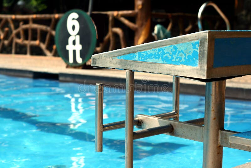 Pool Diving platforms stock image. Image of platform - 27897129