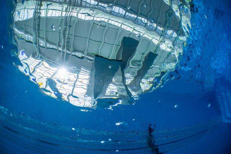 Diving pool stock image. Image of architecture, blue - 26185705