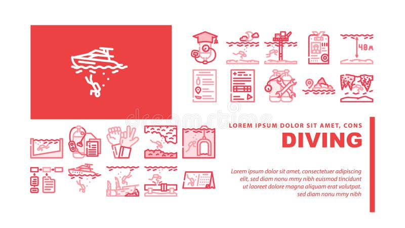 Diver Certificate, Recognition Diploma Template Stock Illustration ...