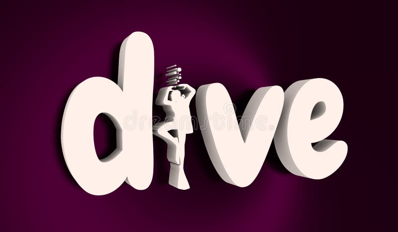 Dive Word Stock Illustrations – 290 Dive Word Stock Illustrations ...