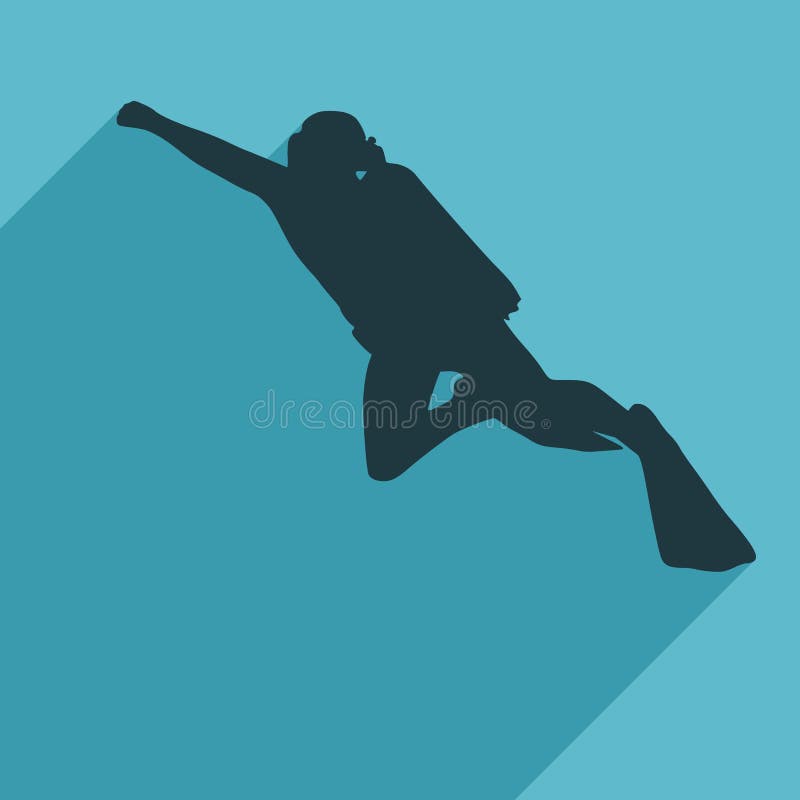 Diving sport concept stock vector. Illustration of mask - 121218818